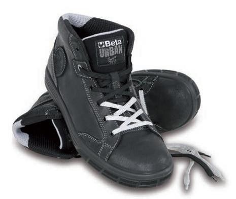 Bota de trabalho BETA | Pretas em Pele "VINTAGE" 7368NKK » OLEIREP,SA
